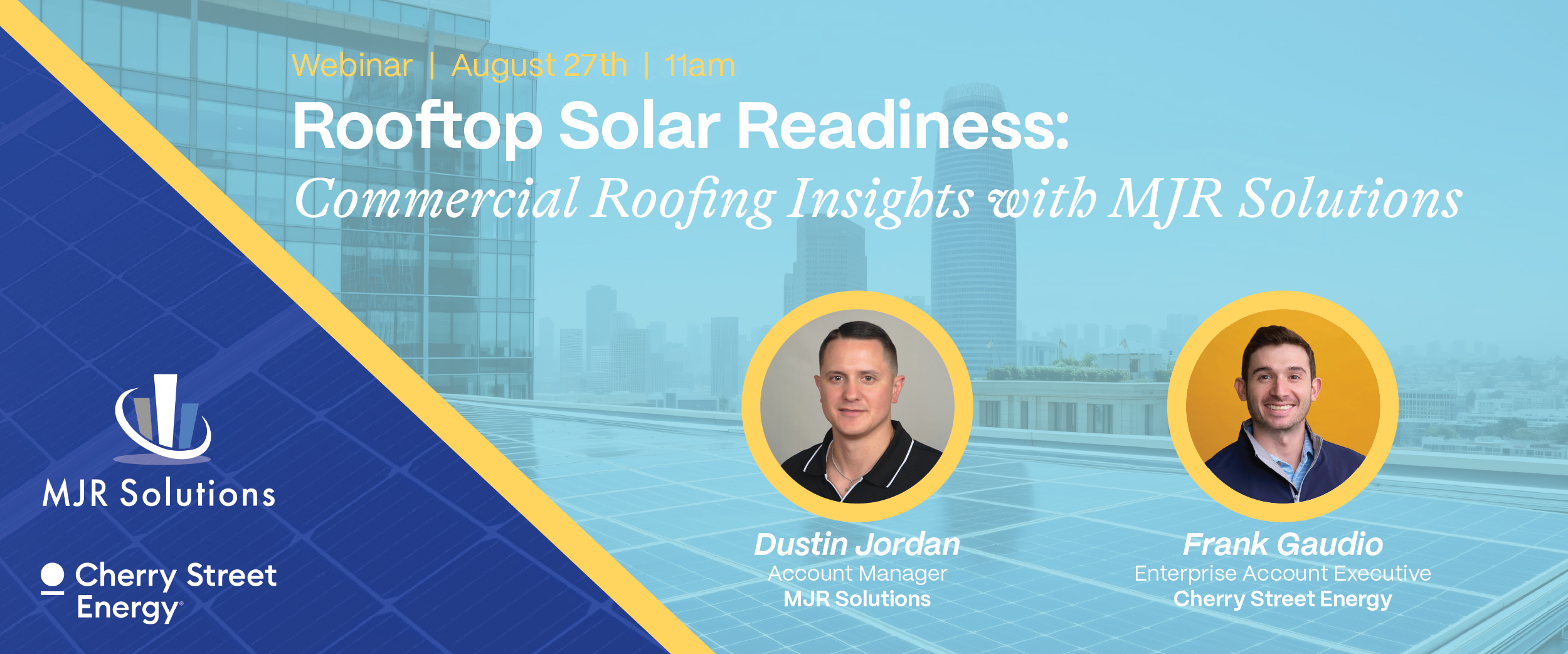 MJR Solutions Roofing Webinar Stream (August 2025)